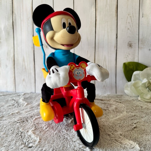 Fisher-Price | Toys | Mickey Mouse Wheelie Bike Interactive Toy | Poshmark